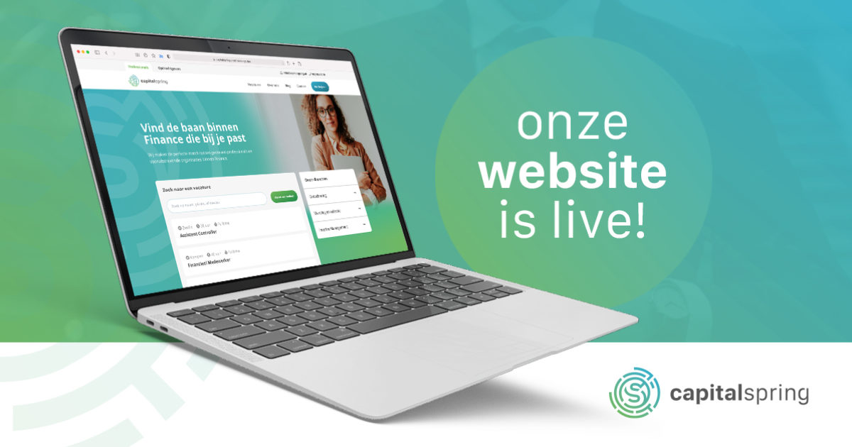 Op zoek naar een nieuwe functie in finance? - Capital Spring